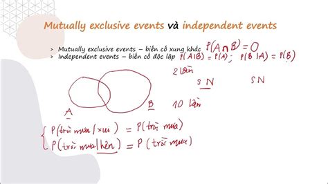 Statistics Is Easy Bài 15 Biến Cố Xung Khắc Và Biến Cố độc Lập Khác Nhau Như Thế Nào Youtube