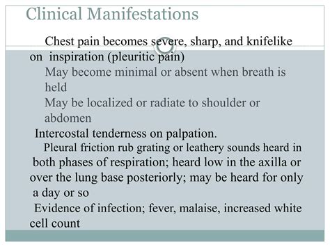 Pleuritis And Nursing Management Pptx
