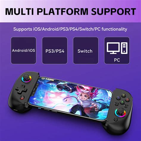 D8 Wireless Stretching Extendable Game Console Telescopic Game Controller 20 Hours Playing Life