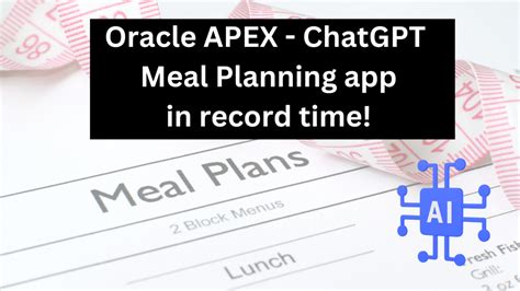 building a chatgpt application with oracle apex in record time