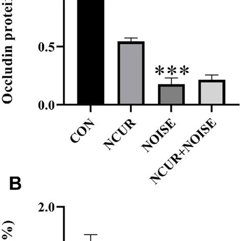 Occludin A Zo 1 B Tight Junction Protein Expression In Duodenal