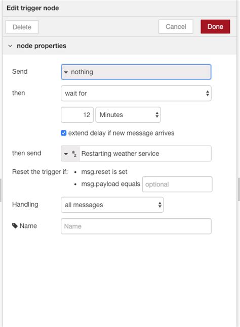 Extension Trigger Node Feature Requests Node Red Forum