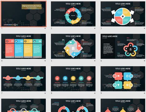 Abstract Hi Tech PowerPoint 68229