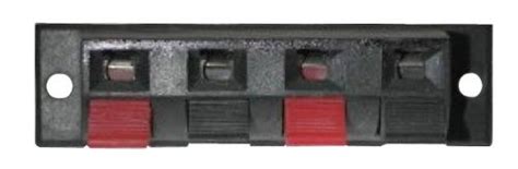 PUSH TERMINAL STRIP DUAL 4 POSITION Erusa