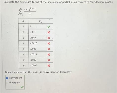 solved calculate the first eight terms of the sequence of