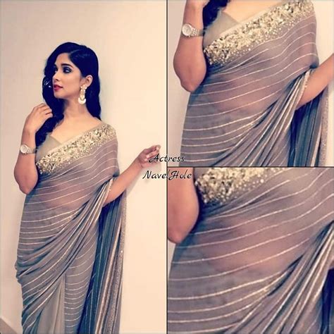 Actress Rare Collections Nyla Usha Showing Her Hot Navel In