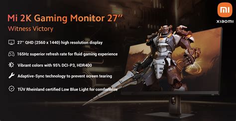 Mi 2K Gaming Monitor 27 Caschys Blog