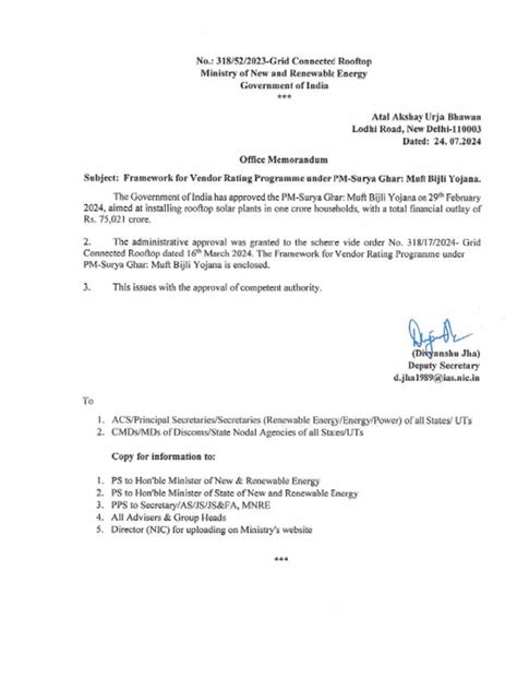 Framework For Vendor Rating Programme Pdf