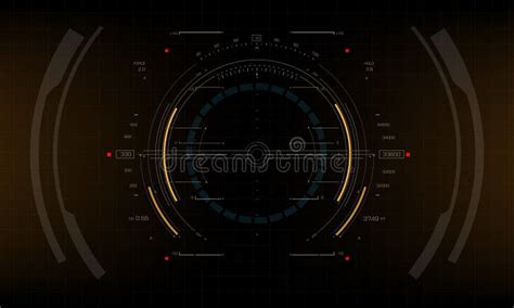 Hud Sci Fi Interface Screen Monochrome View Design Virtual Reality
