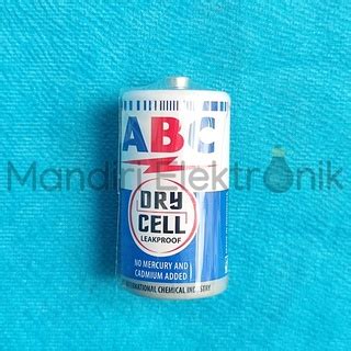 Jual Baterai ABC R14 Sedang 1 5V Baterai Sedang ABC Biru Baterai Tanggung Size C ABC Biru
