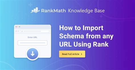 how to import schema from any url using rank math rank math