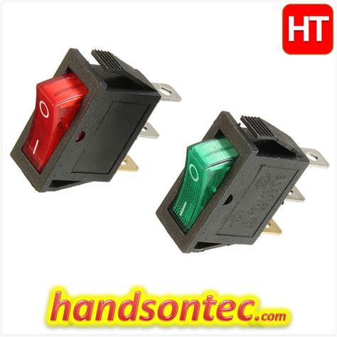 KCD3 Rocker Switch With Neon Light. – HandsOn Tech