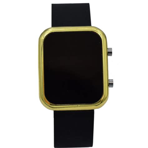 خرید و قیمت ساعت دیجیتالی دخترانه پسرانه زنانه مردانه Led دور طلایی از غرفه 💜 ارسال رایگان💜