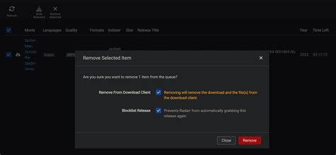 Block Release Not Working Issue Radarr Radarr GitHub
