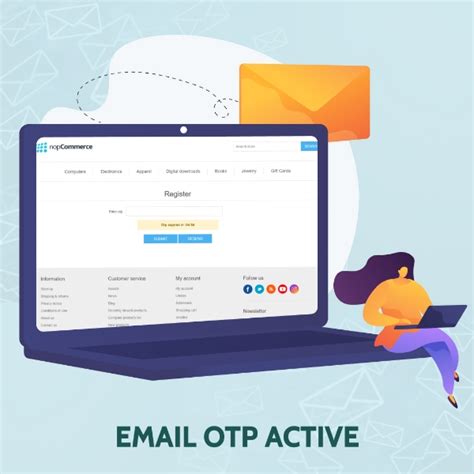 email otp activate plugin nopcommerce development gold solution partner