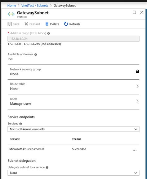 azure cosmosdb access a cosmos db in a virtual network from a