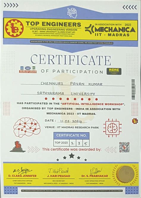 Pavan Kumar Chennuri On Linkedin Artificialintelligence Iitmadras