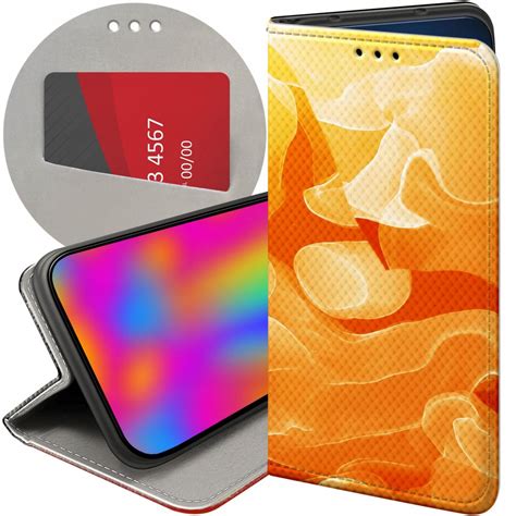 Etui Z Klapk Do Samsung Galaxy S Wzory Pomara Czowe Pomara Cze Orange Samsung Electronics