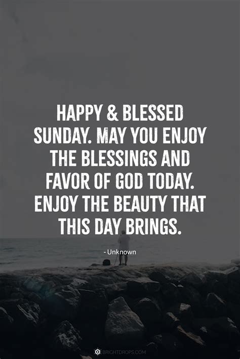 Sunday Quotes Messages Blessings Bright Drops
