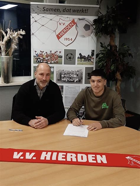 Ibrahim Stitou 23 Komt Vv Hierden Versterken Vv Hierden