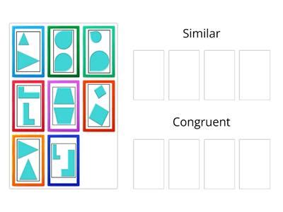 Congruent Similar Teaching Resources