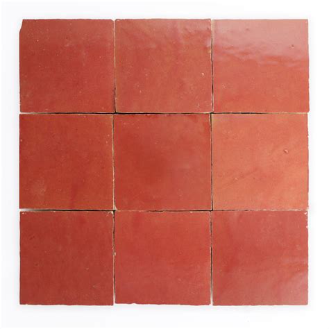 Fiery Red New York Cement Tile Fiery Red New York Cement Tile
