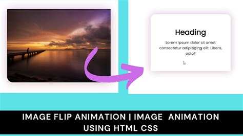 Create Image Flip Animation Using HTML And CSS