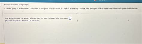 Solved Find The Indicated Complement A Certain Group Of