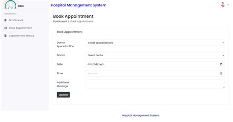 Hospital Management System Project Using Python Django Phpgurukul
