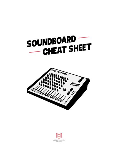 Mixing Audio Cheat Sheet Pdf