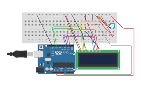 Circuit Design Arduino Con Sensor De Luz Tinkercad