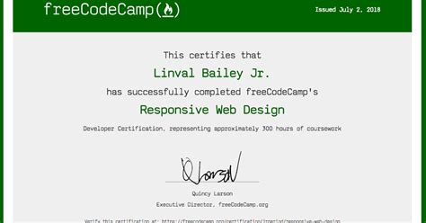 Just A Few Things St Freecodcamp Certification Is In The Bag