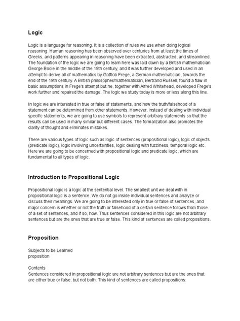 unit 3 logic pdf logic proposition