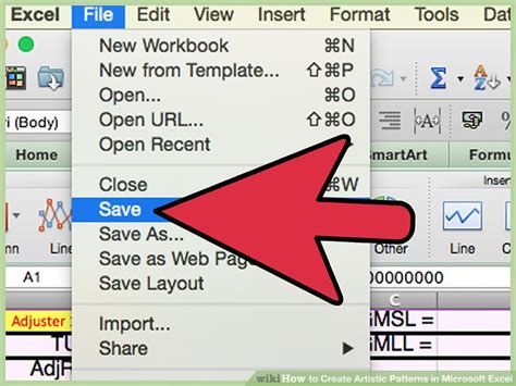 How To Create Artistic Patterns In Microsoft Excel With Pictures