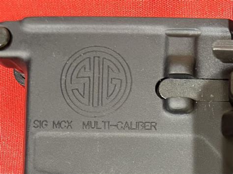 Sig Mcx Lower 800 Sold Parts And Accessories Market Board