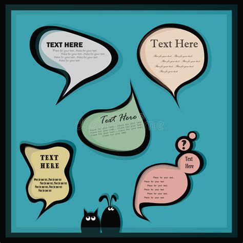 Bubbles Set 1 Stock Vector Illustration Of Design Label 21984898