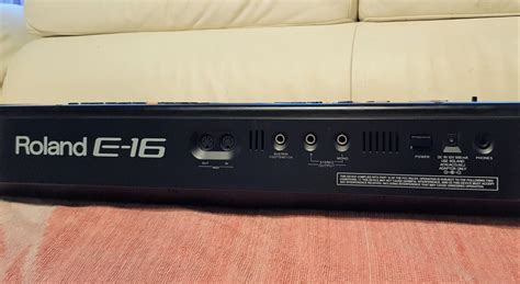 Roland E 16 Intelligent Synthesizer Orga Keyboard Pian Audioweb