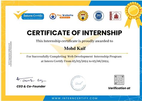 Mohd Kaif On Linkedin Webdevelopment Internship Tech