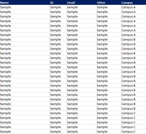 How To Split Off A Table Into Multiple Tables Based On A Cell Value Rexcel