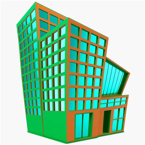 Edificio Dibujo Animado
