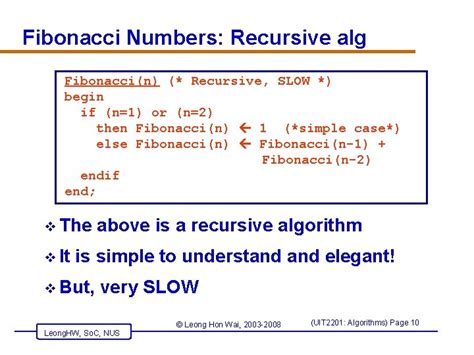 Recursive Algorithm Recursive Algorithm Recursive Algorithm R Leong