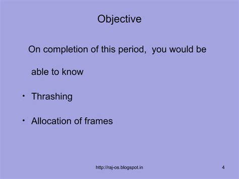 Thrashing Allocation Frames43 Operating Systems Computer Software