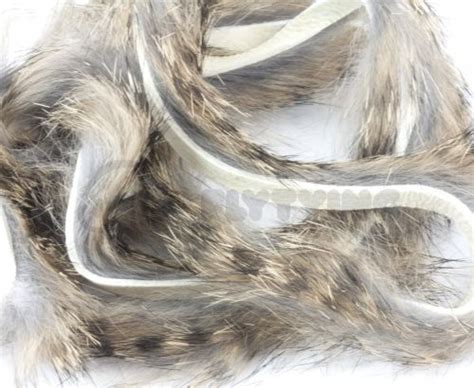 Hareline Barred Rabbit Strips Funky Fly Tying