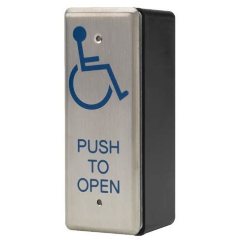 Narrow Hardwired DDA Push Pad Dbl