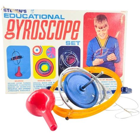Great Lakes Vntg Vintage 1968 Stevens Educational Gyroscope Set