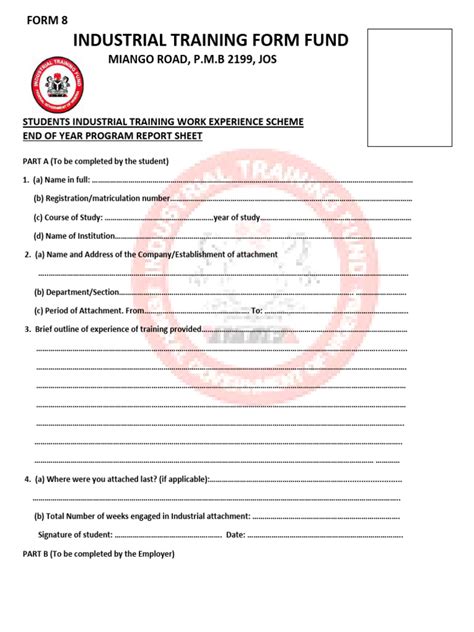 Itf Form 8 New Pdf