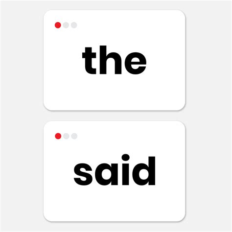 Tricky Words Flashcards For Reception And Year 1