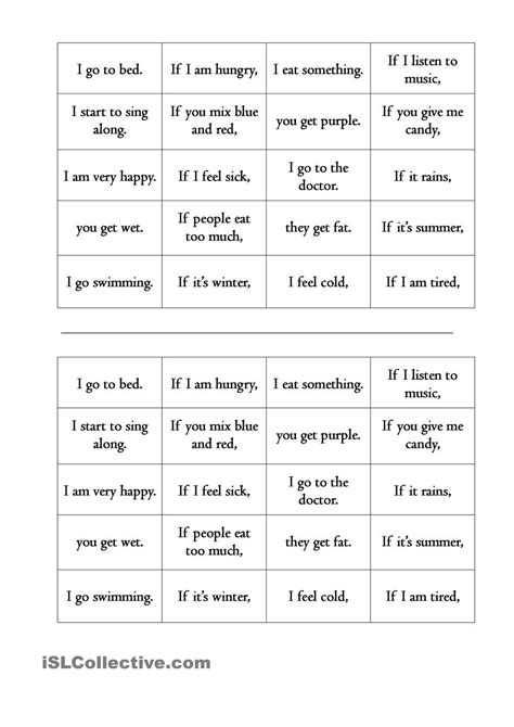 Zero Conditional Dominoes Educacion Ingles Ejercicios De Ingles