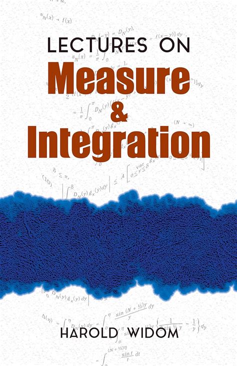 Lectures On Measure And Integration Dover Books On