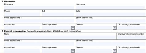 Irs Form 4506 B Instructions Exempt Organization Irs Letters